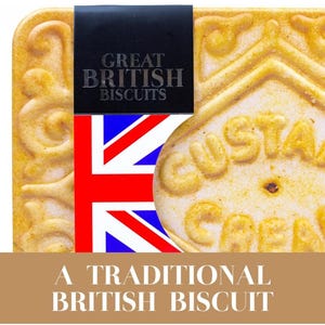 Giant Custard Cream Biscuits Gift Set Christmas Tin - Etsy