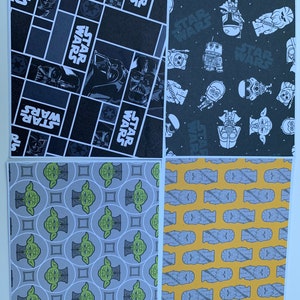 10 Handmade Star Wars Cards With White Envelopes and Optional ...