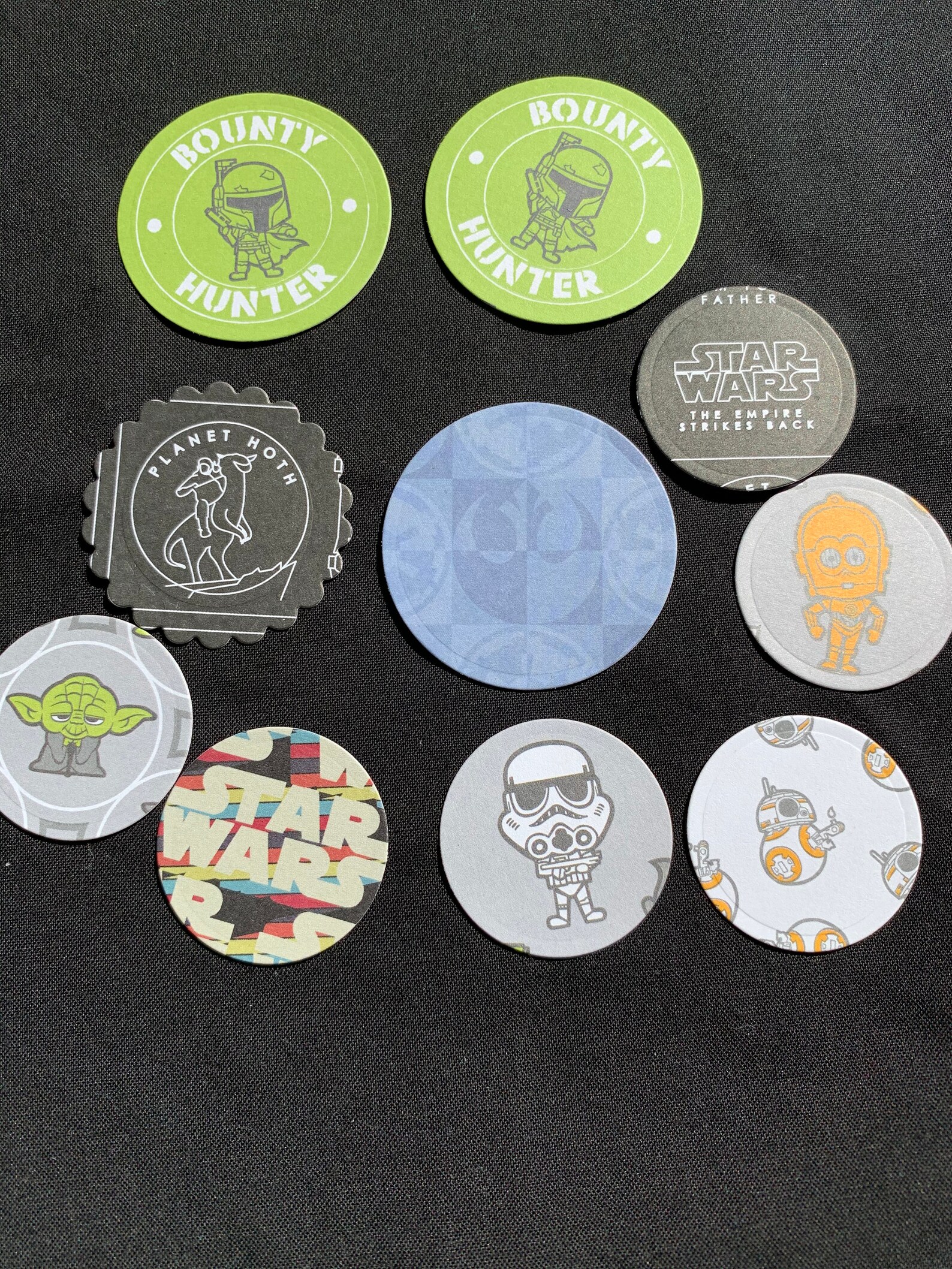 10 Handmade Star Wars Cards With White Envelopes and Optional ...