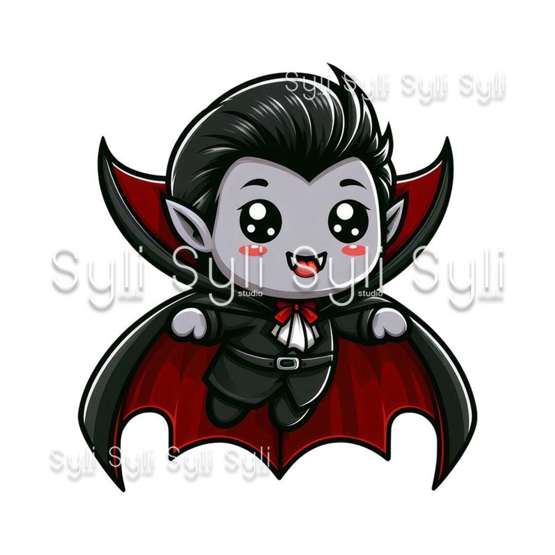 Cute Vampire Png, Halloween Png, Flying Vampire Png, Vampire Png ...