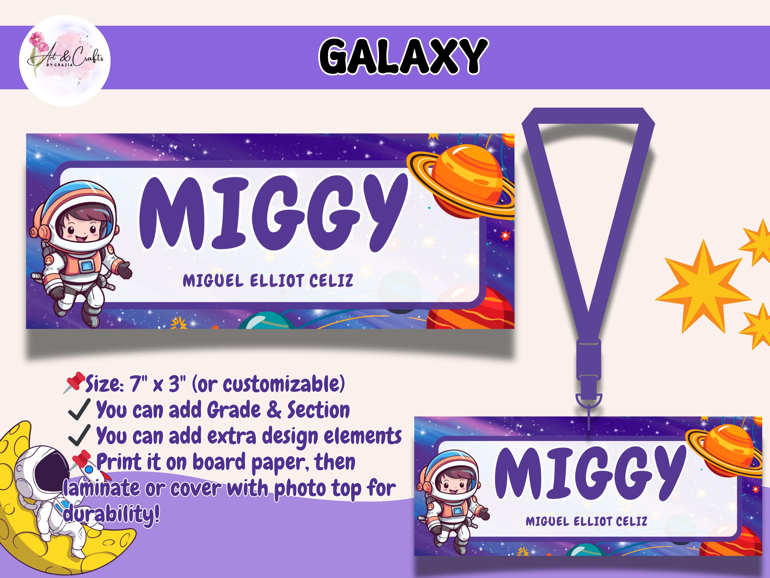 Customizable Name Tags for Kids | 20 Editable Designs | Canva | Digital ...