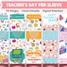 Teacher's Day Pen Sleeve Template | 30 Designs | Canva Editable Digital ...