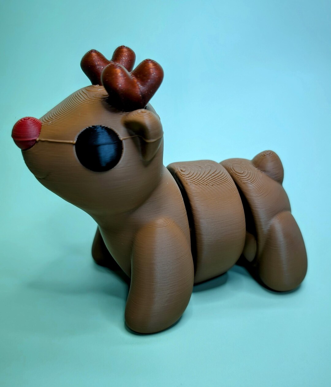 Reindeer 3D Printed Articulated Toy Animal - Etsy