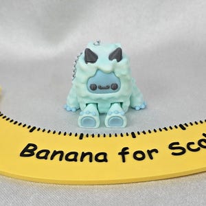 Yeti Keychain Version! 3D Printed Articulated Toy Decoration - Etsy
