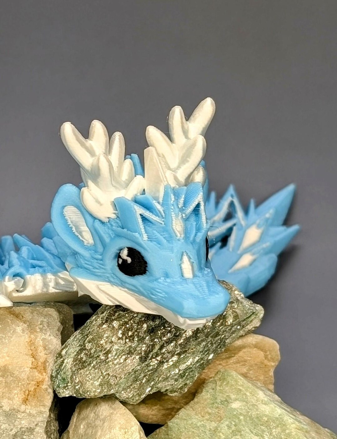 Long Baby Winterwings Articulated Dragon Snow Dragon Glows in the Dark ...