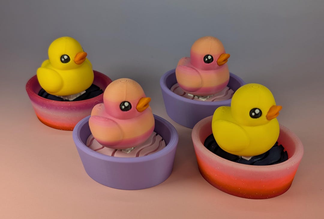 Ducky Fidget Clicker 3D Printed - Etsy