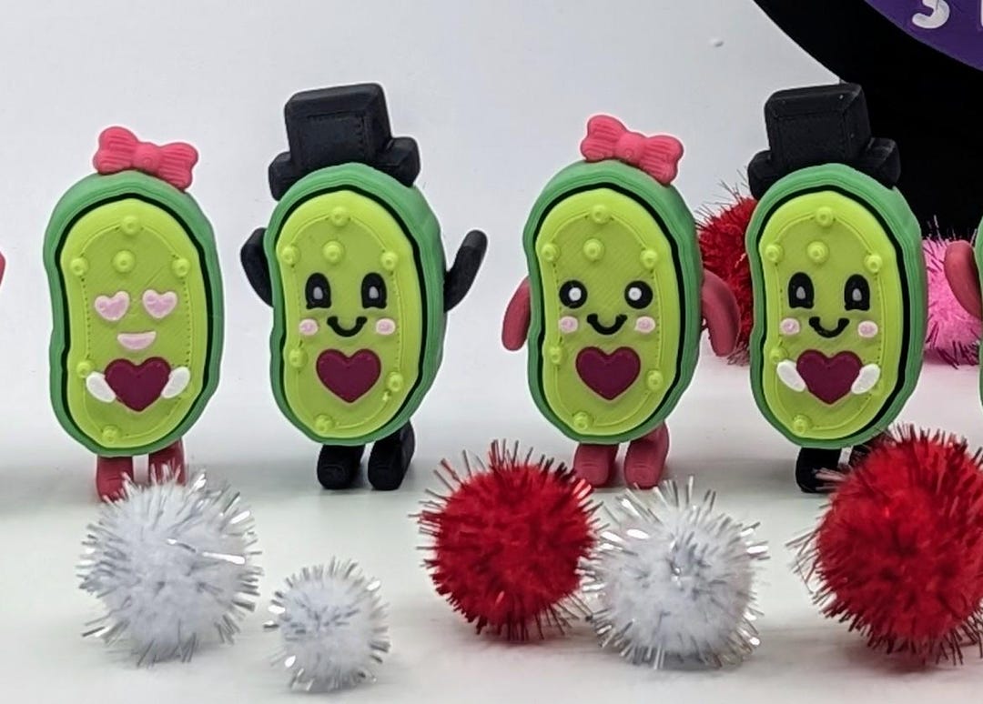 Pickle Pair Fidget Clickers | 3D Printed Desk Toy - Etsy