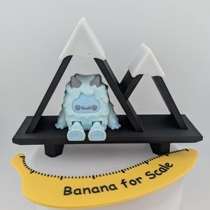 Yeti on a Shelf 3D Printed Articulated Toy Decoration - Etsy