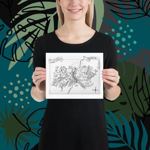 The Dragon Prince Fantasy Map POSTER - Etsy