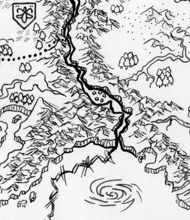 The Dragon Prince Fantasy Map (digital Image) - Etsy