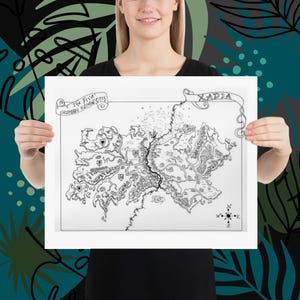 The Dragon Prince Fantasy Map POSTER - Etsy