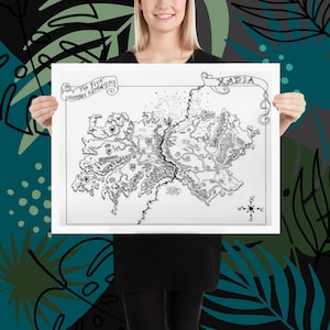 The Dragon Prince Fantasy Map POSTER - Etsy