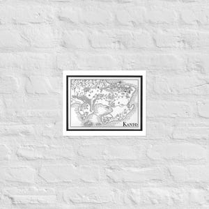 Pokemon Kanto Fantasy Map POSTER - Etsy