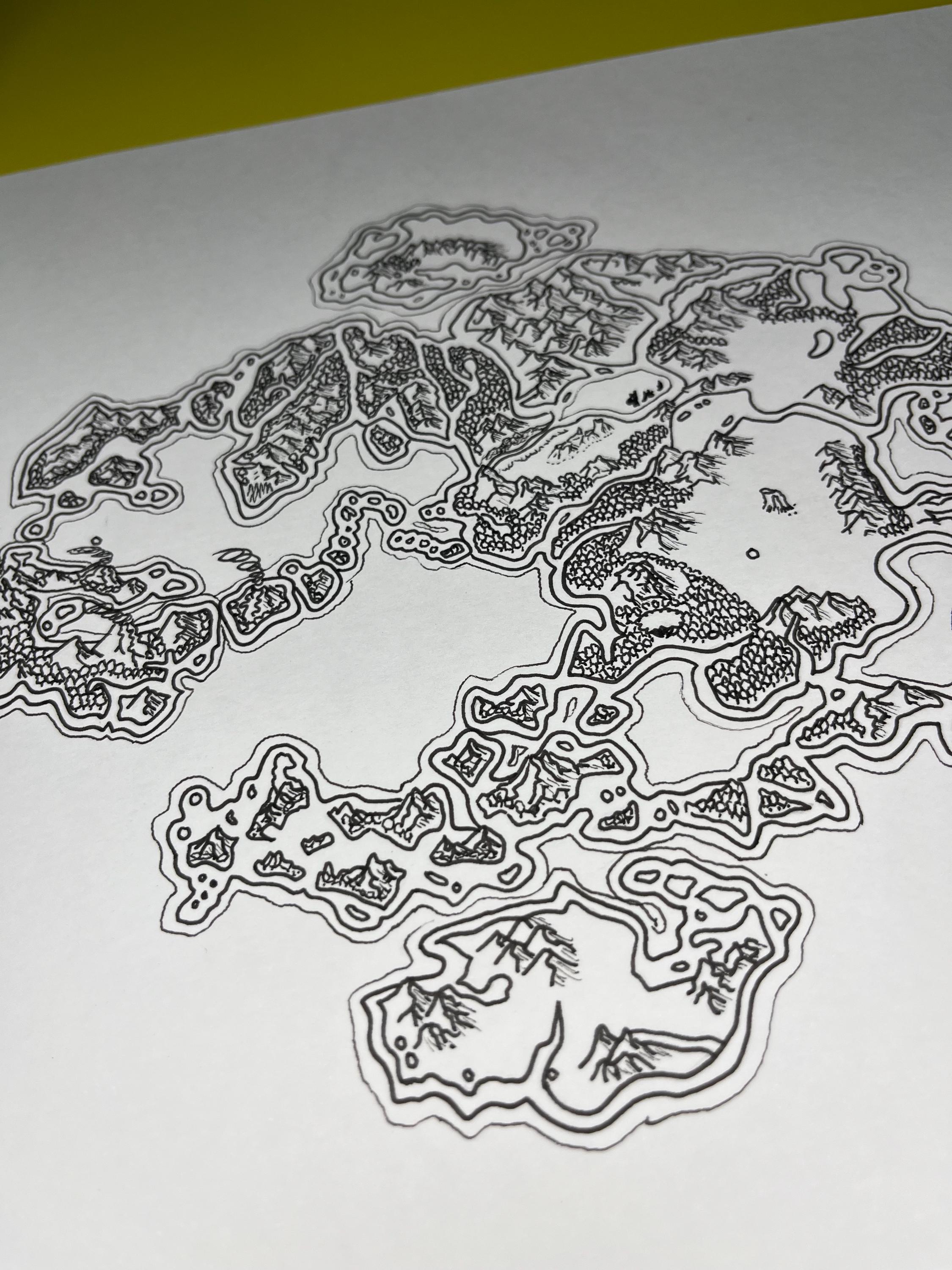 Avatar: the Last Airbender Four Nations Fantasy-style Map - Etsy