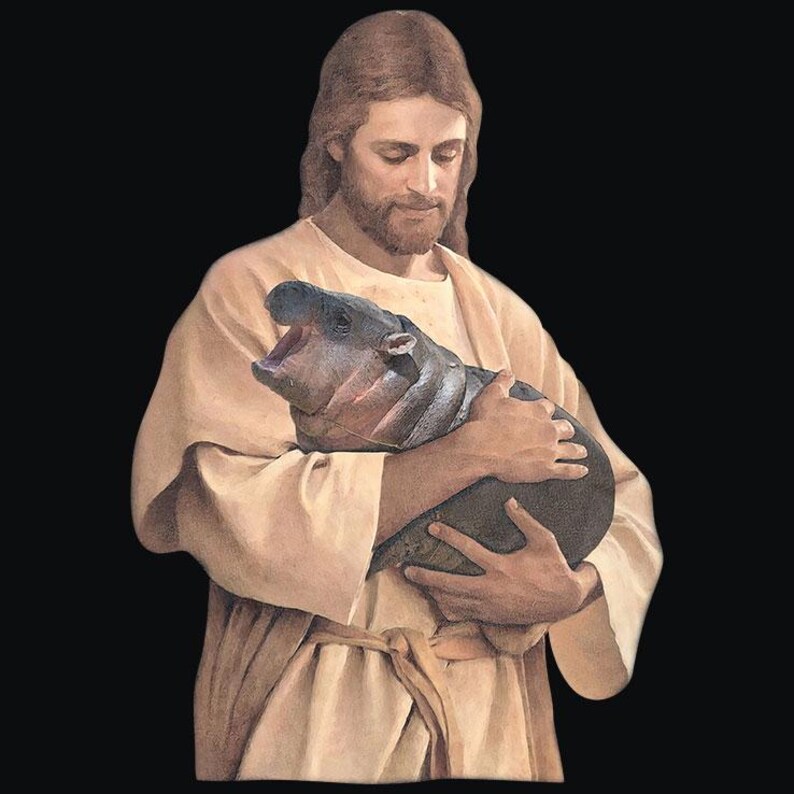 Jesus Moo Deng Png - Etsy