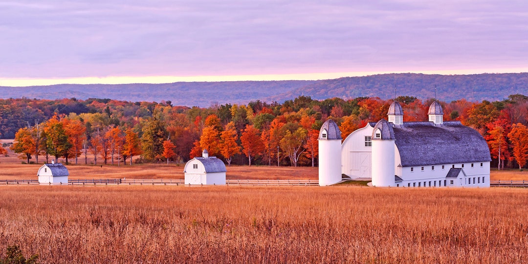 D. H. Day Farm in Autumn (panoramic) - Made to Order - Michigan ...