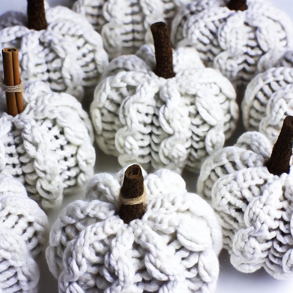 Pumpkin Cable Knit Pattern - Etsy