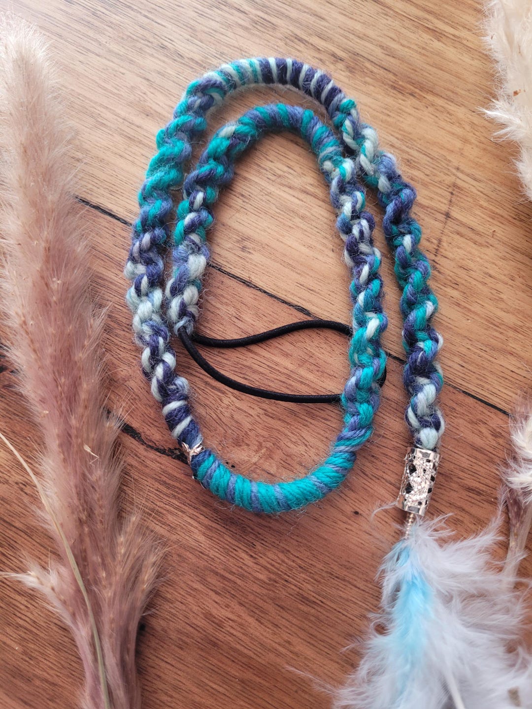 Bohemian Ocean Yarn Rasta Wrap - Etsy