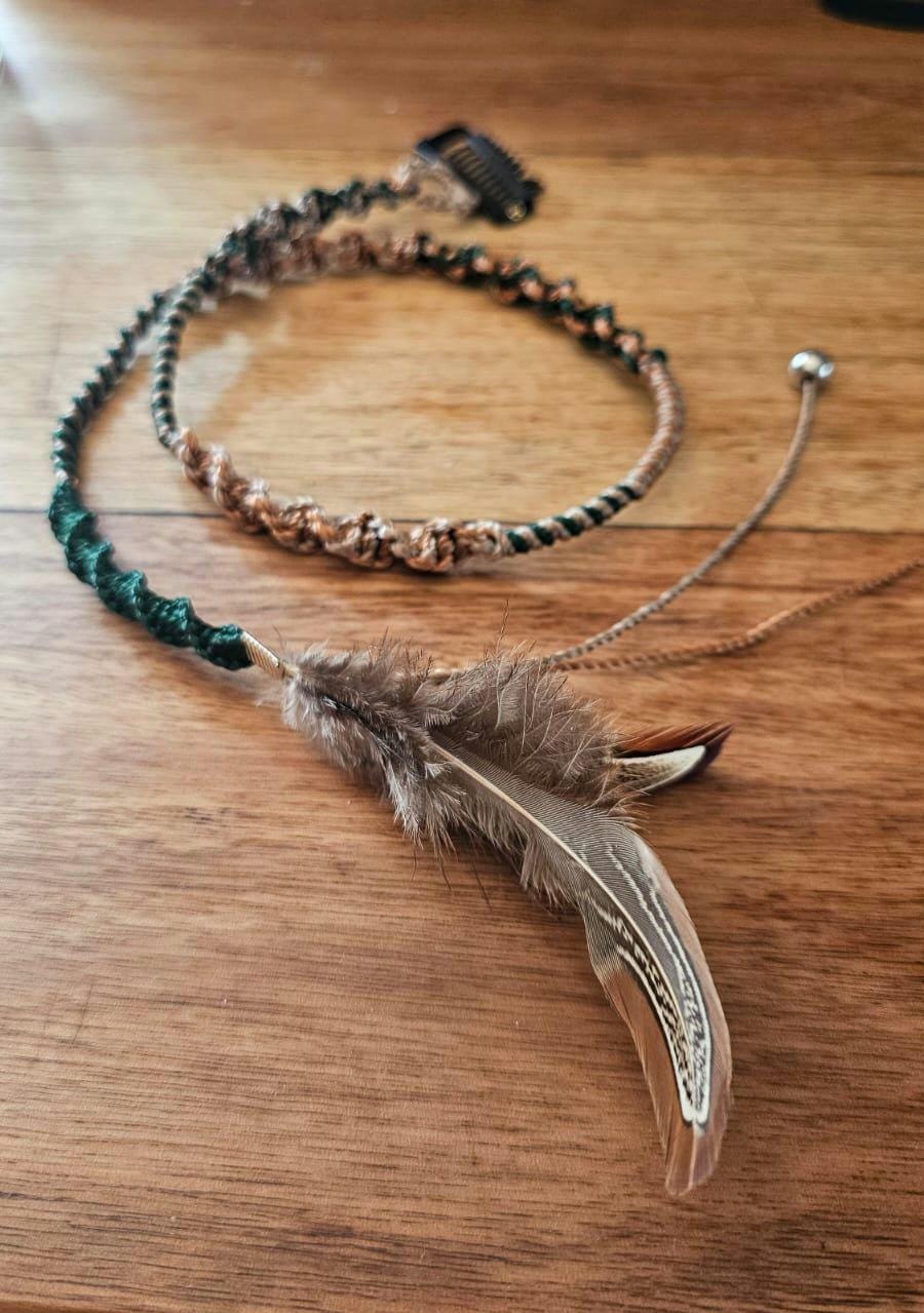 Bohemian Macrame Hair Wrap - Etsy