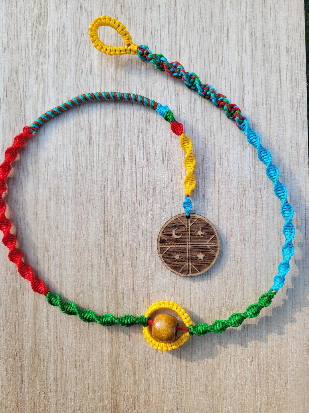 Mapuche Spiritual Macramé Hair Wrap - Etsy