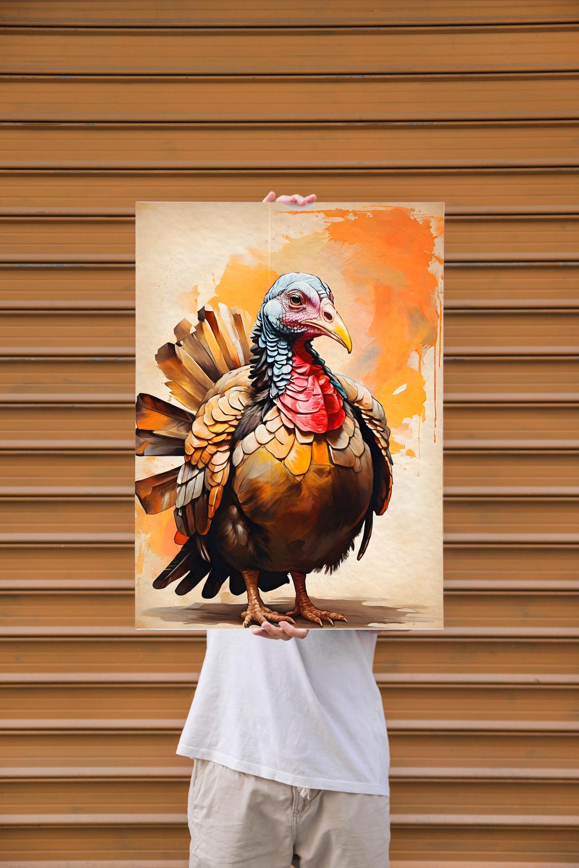 Fall Turkey Prints, Toilet Canvas Poster, Turkey Wall Art, Printable ...