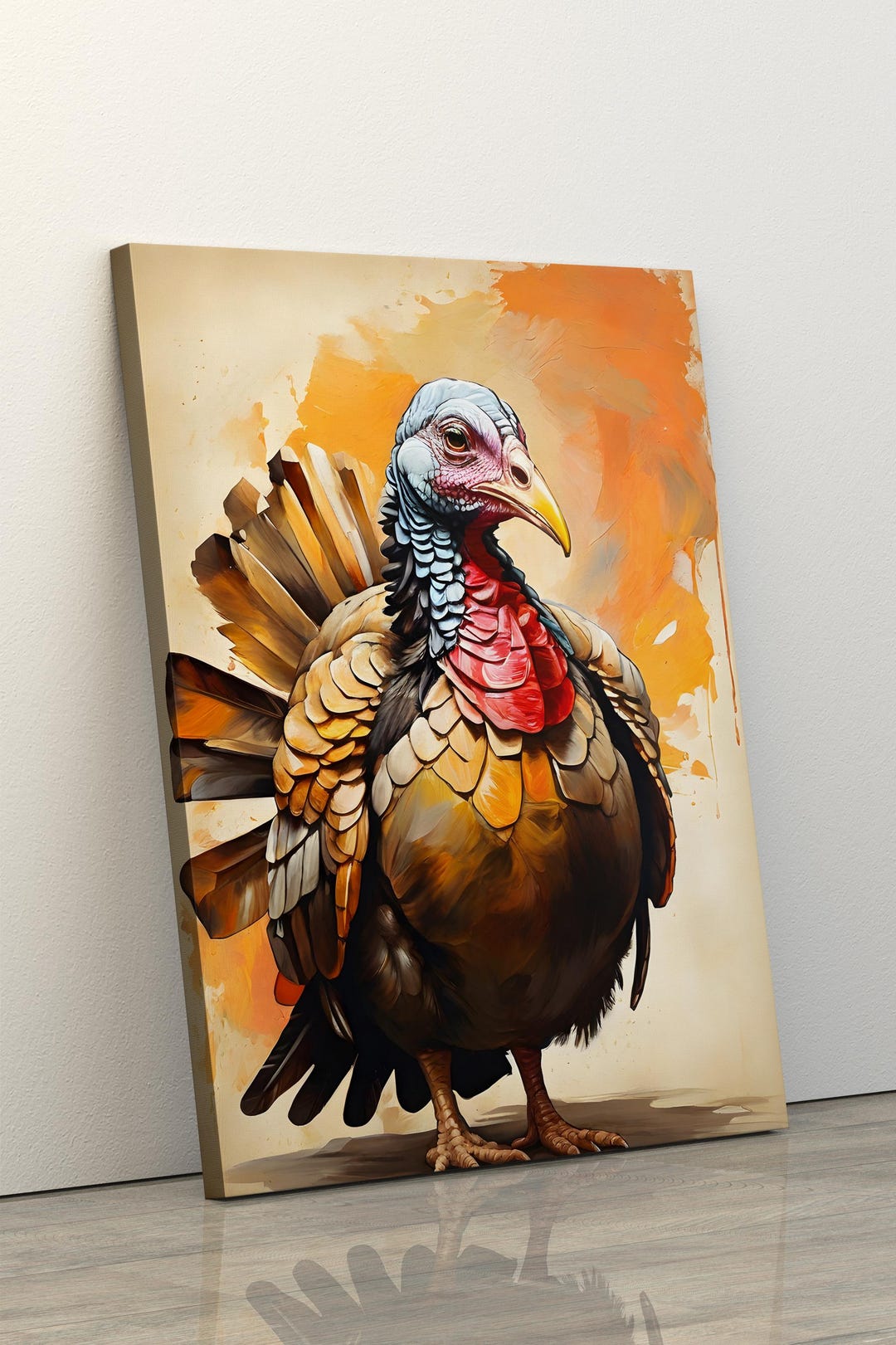 Fall Turkey Prints, Toilet Canvas Poster, Turkey Wall Art, Printable ...