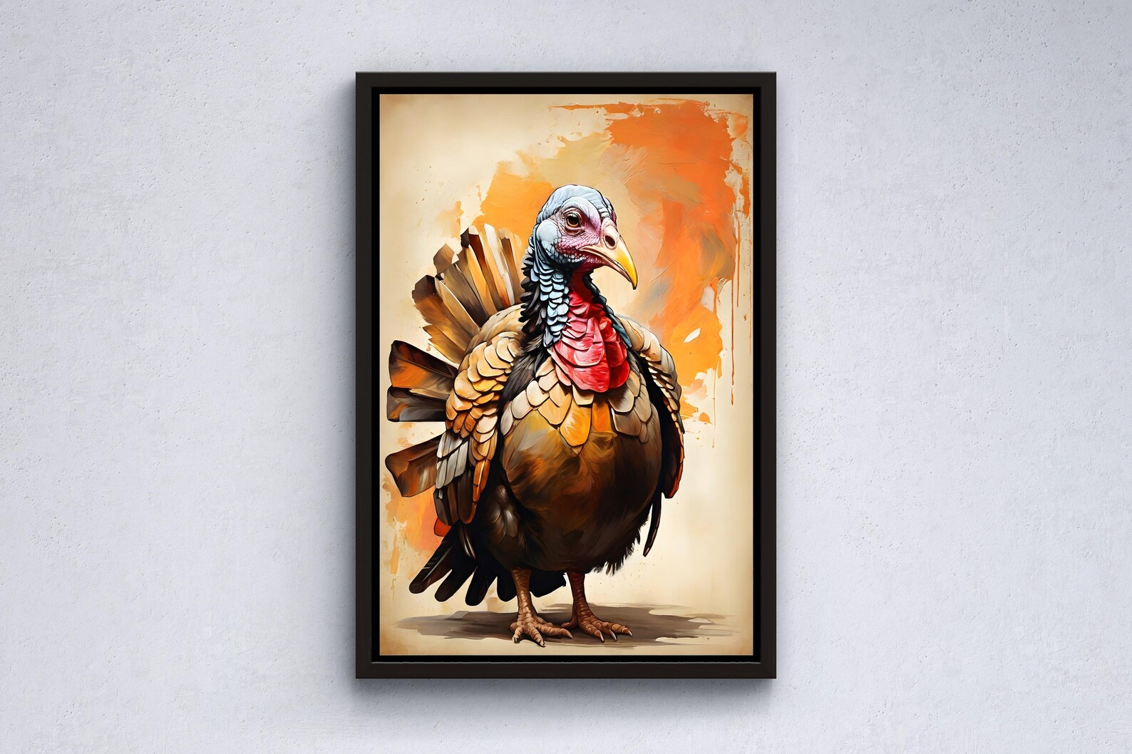 Fall Turkey Prints, Toilet Canvas Poster, Turkey Wall Art, Printable ...