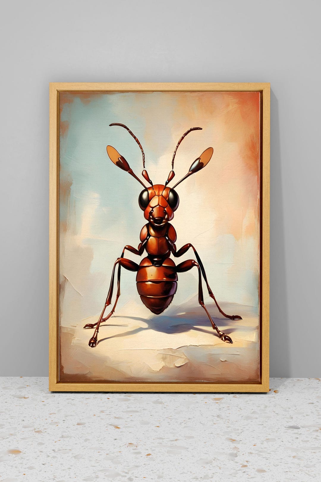 Ants Poster Print, Vintage Science Print, Animal Prints, Ant Painting ...