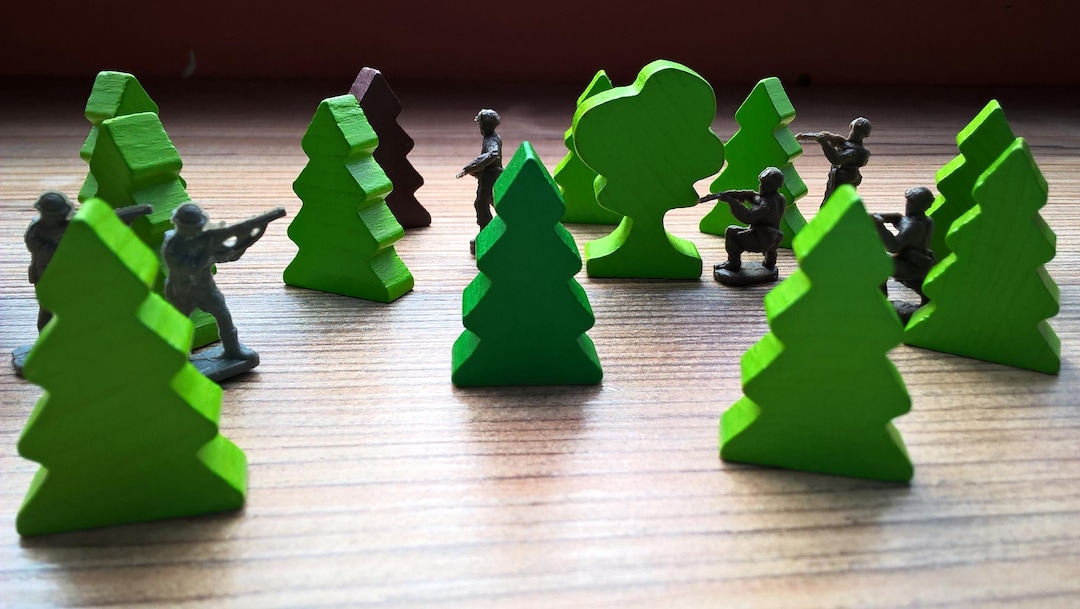 Wooden Spruce/fir Tree | 2x3cm - Etsy