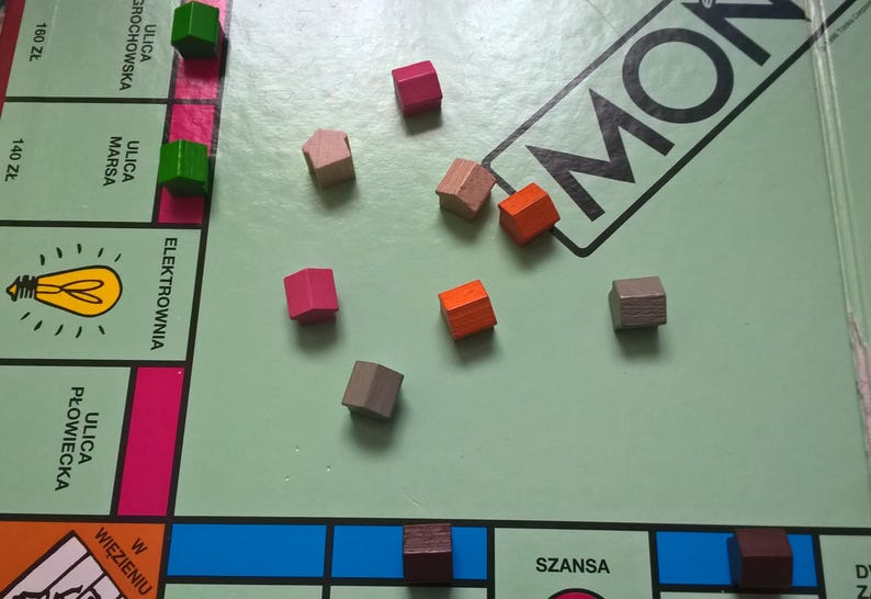 Monopoly Houses | 12x12x14 - Etsy