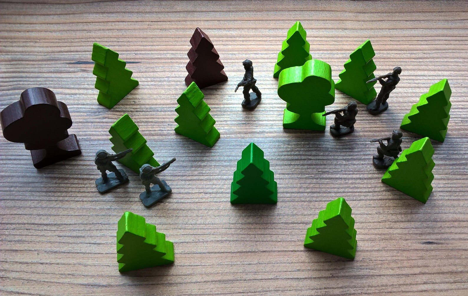 Wooden Spruce/fir Tree | 2x3cm - Etsy