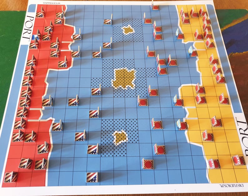 Naval Battle Board Game - Etsy