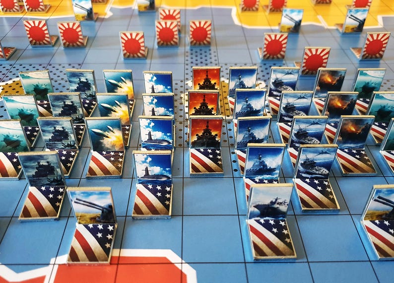 Naval Battle Board Game - Etsy
