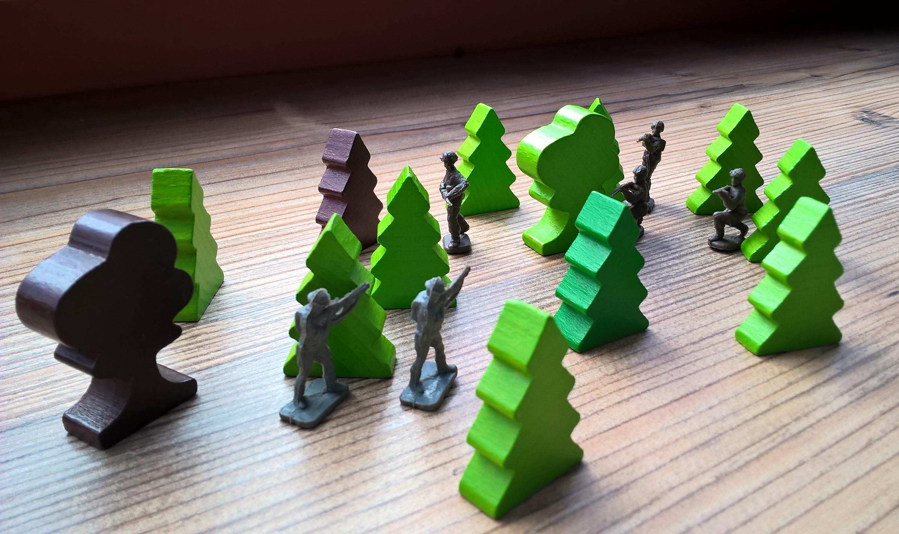 Wooden Spruce/fir Tree | 2x3cm - Etsy
