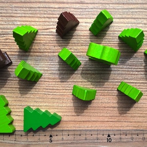Wooden Spruce/fir Tree | 2x3cm - Etsy