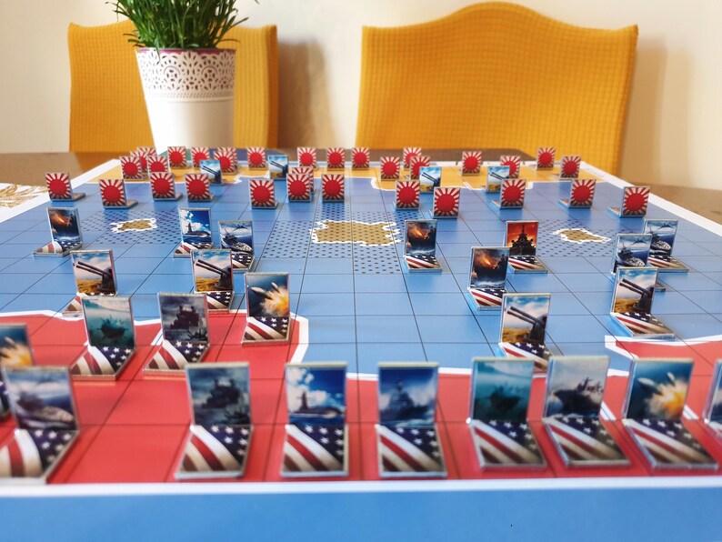 Naval Battle Board Game - Etsy