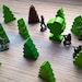 Wooden Spruce/fir Tree | 2x3cm - Etsy