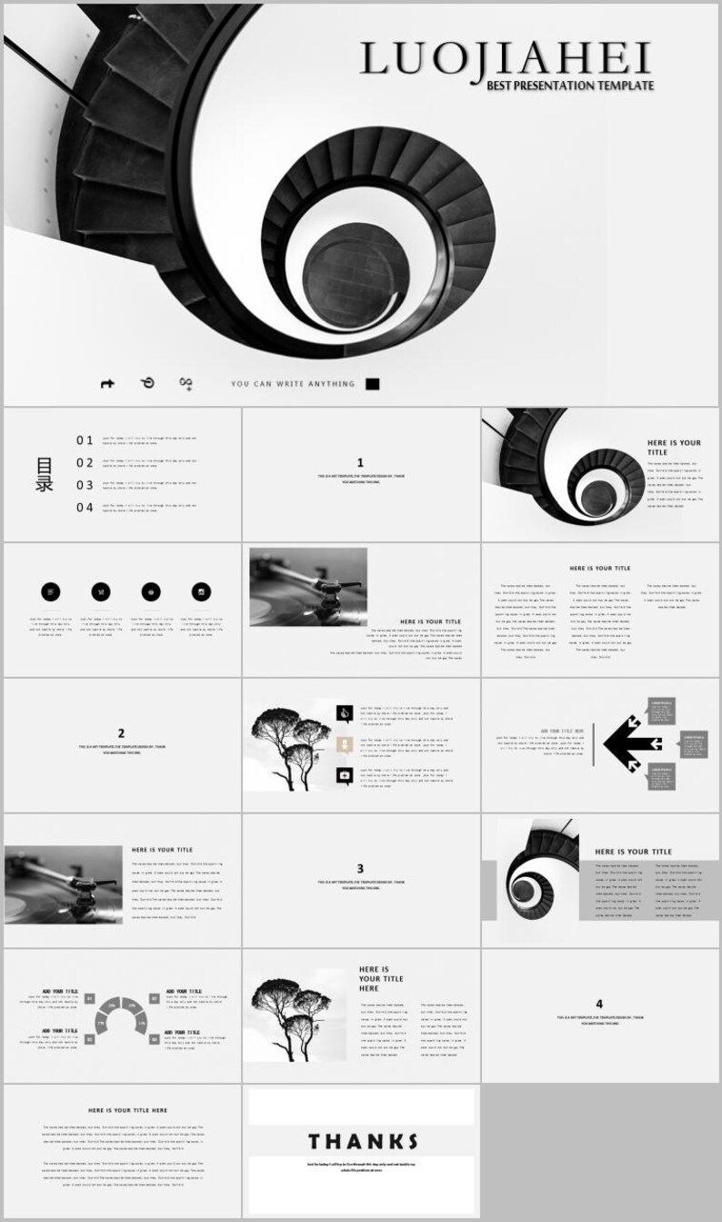 56 Unique Minimalist Powerpoint Templates Clean & Modern Presentation ...