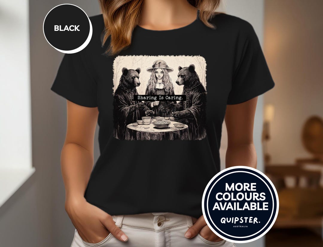 Sharing is Caring Goldilocks Bears Unisex Halloween T-shirt, Witchy ...