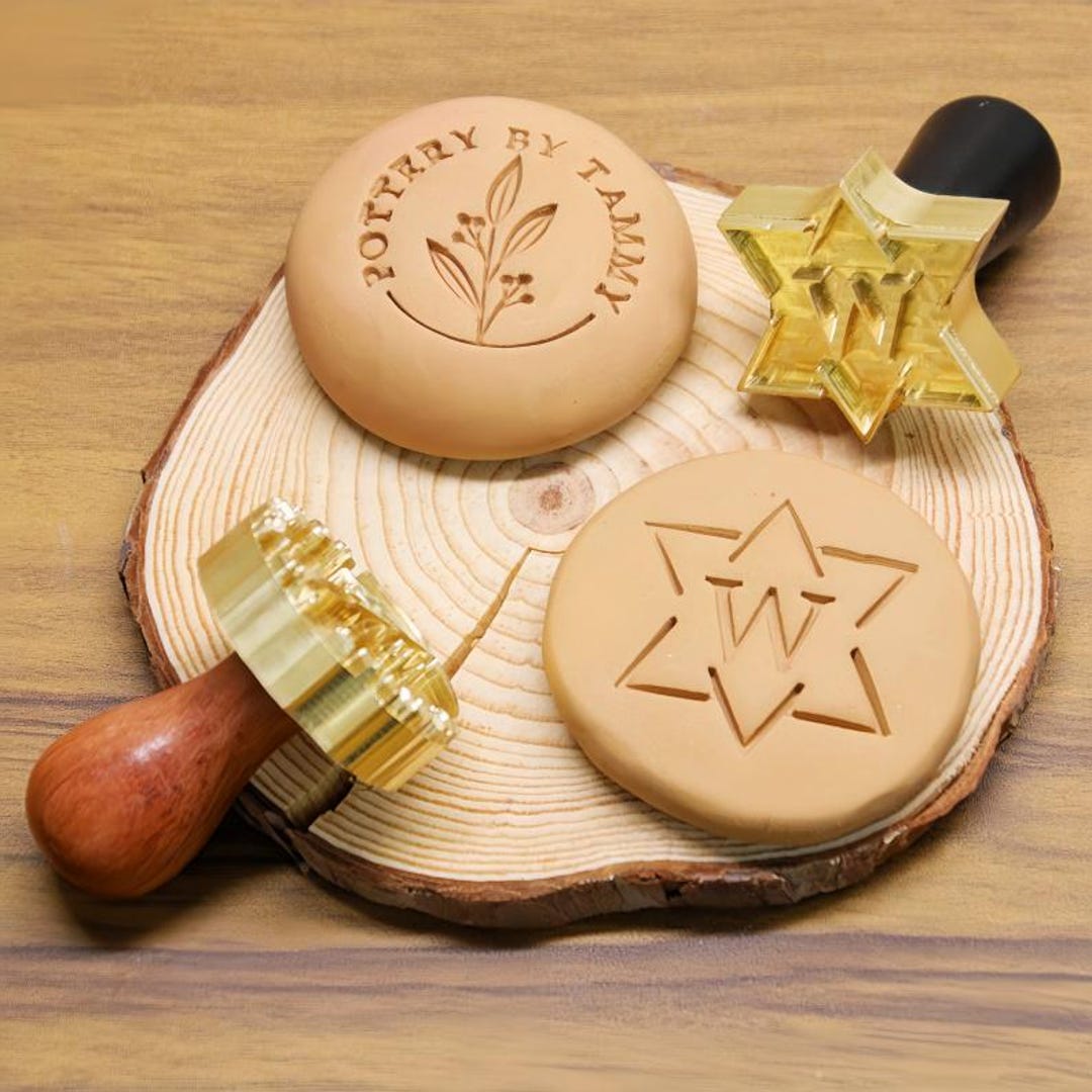 Custom Pottery Stamp, 40 Designs for Your Ceramic Stamp, Personalized ...