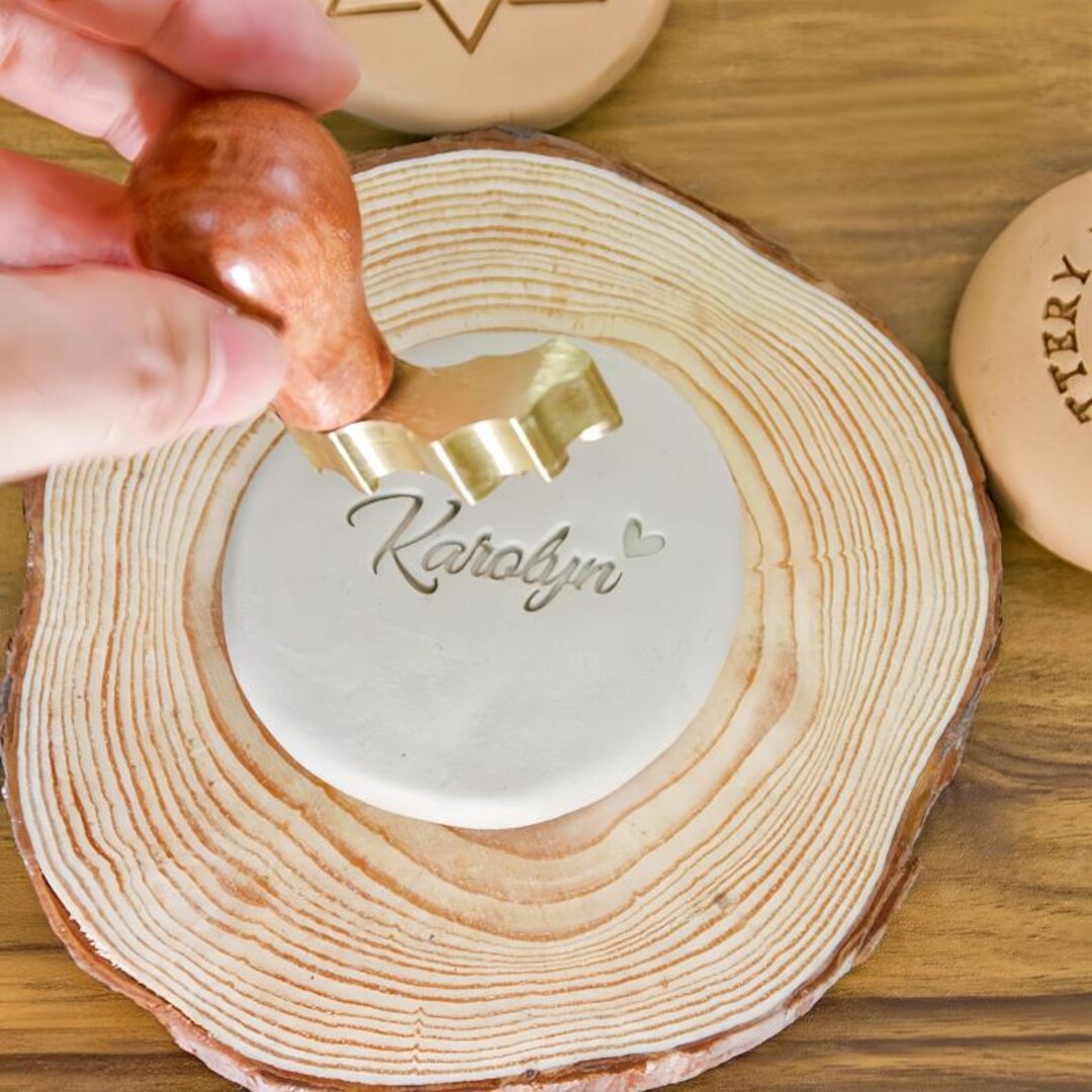 Custom Pottery Signature Stamp, Ceramic Stamp With Your Name ...