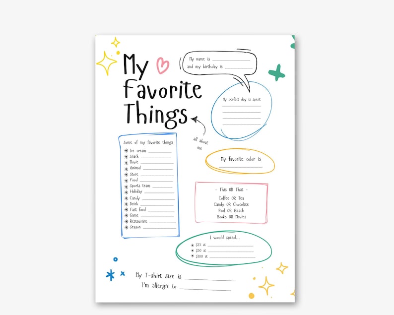 Team Building Get to Know Me Questionnaire Printable – Perfect for ...