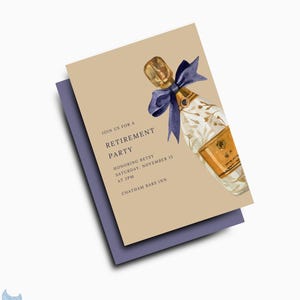 Printable Retirement Invitation for Women Retirement Party Invite for ...