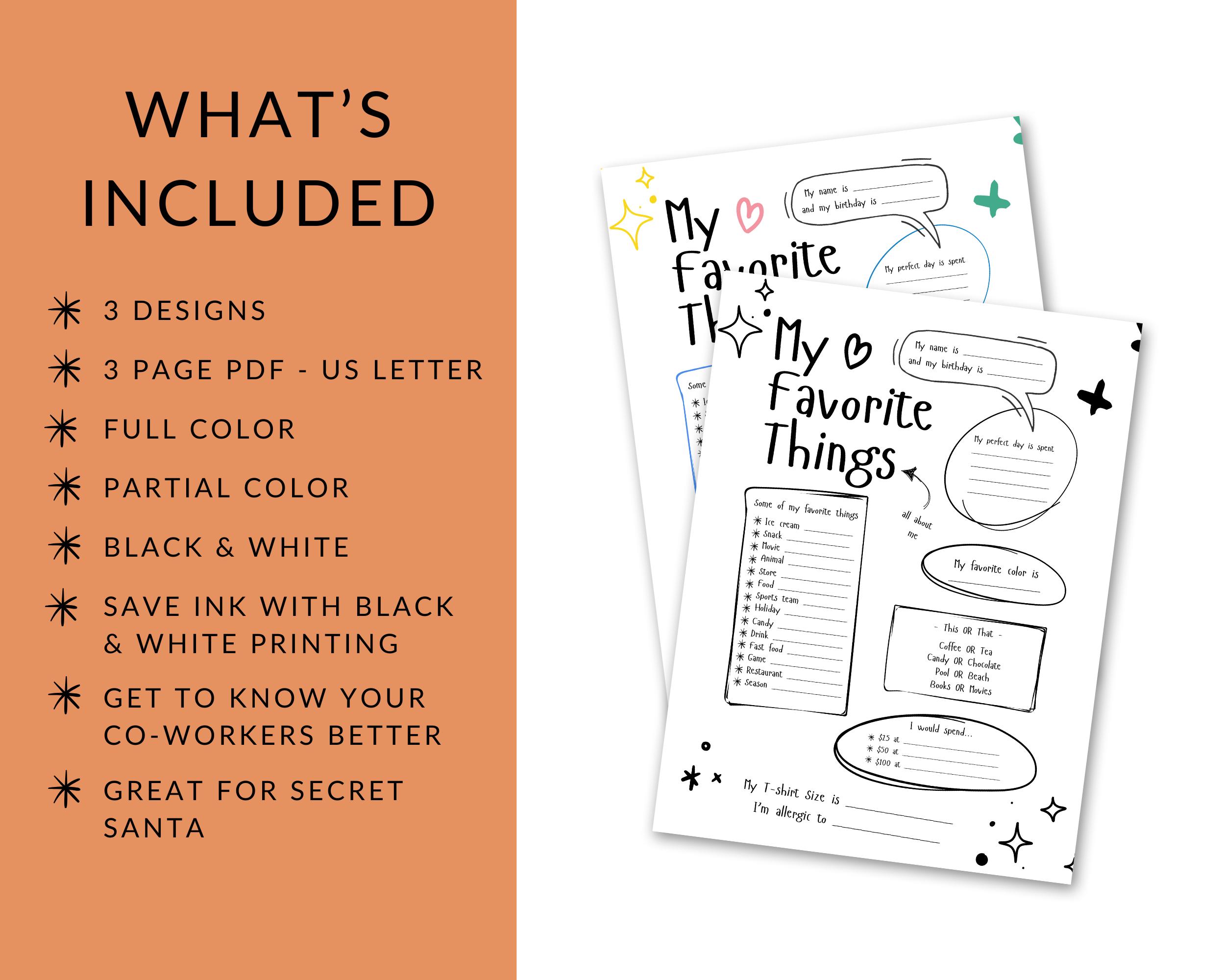 Team Building Get to Know Me Questionnaire Printable – Perfect for ...