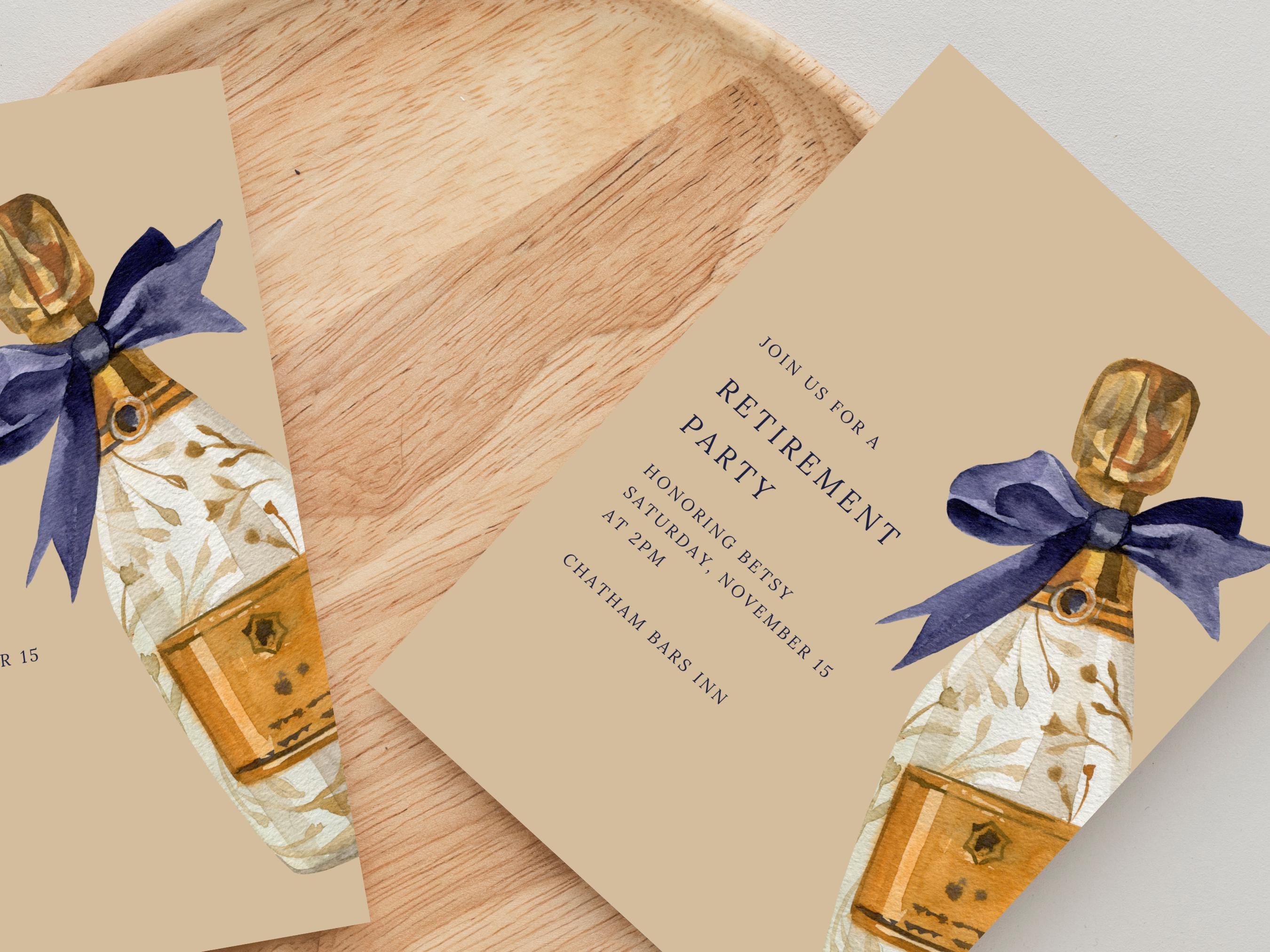 Printable Retirement Invitation for Women Retirement Party Invite for ...