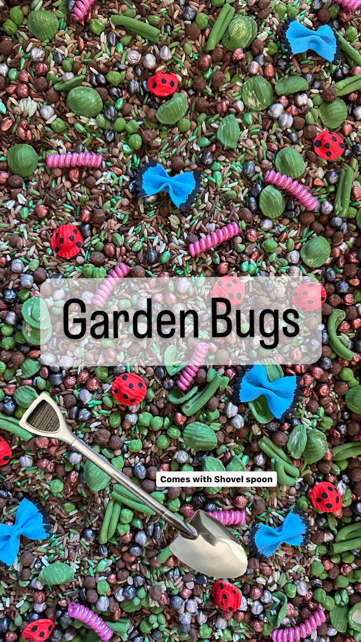 Garden Bug Themed Sensory Bin Fillers, Mud Kitchen Kit, Garden Rice ...