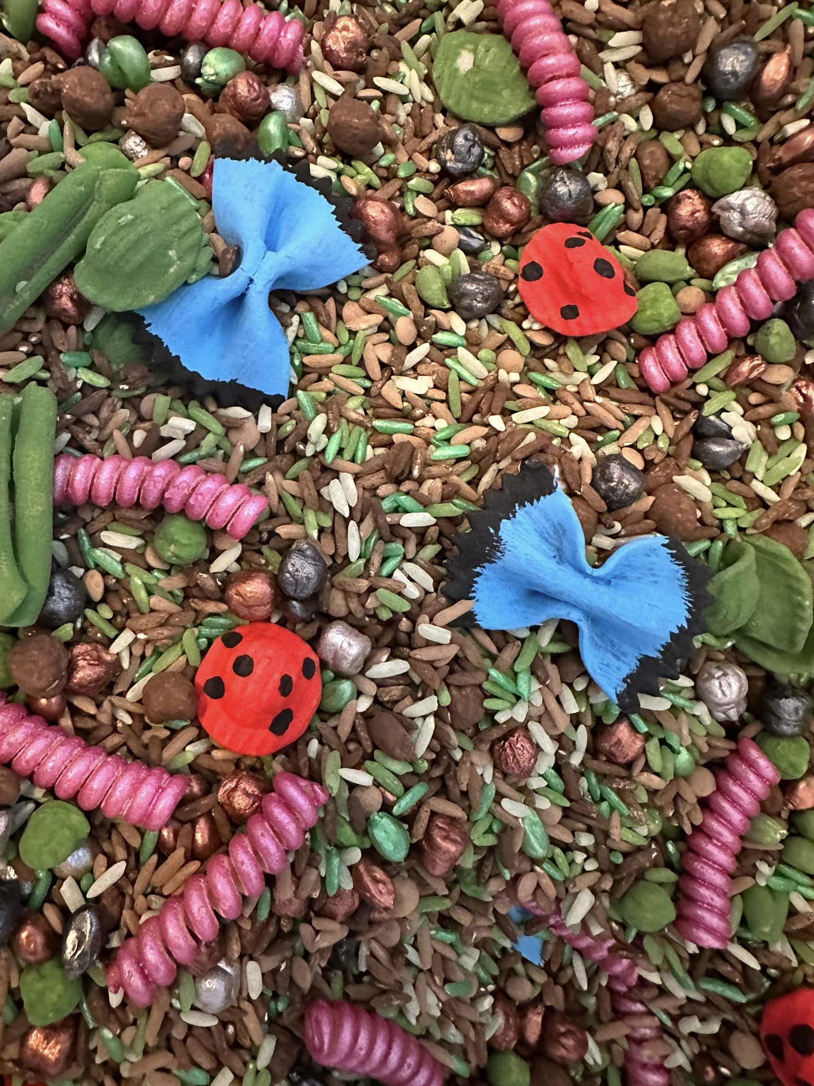 Garden Bug Themed Sensory Bin Fillers, Mud Kitchen Kit, Garden Rice ...