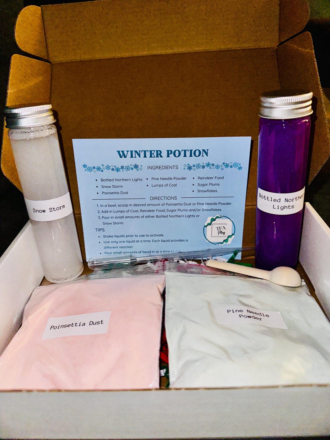 Winter Potion Kit, Potion Making Kit, Potion Kit Kids, Sensory Play ...