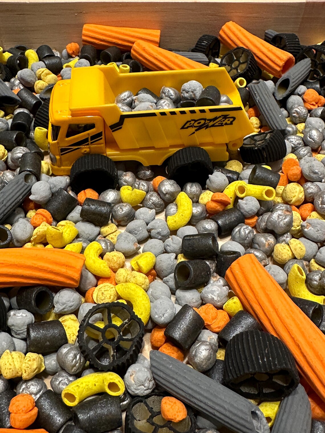 Construction Sensory Fill, Mud Kitchen Kit, Construction Rice Pasta ...