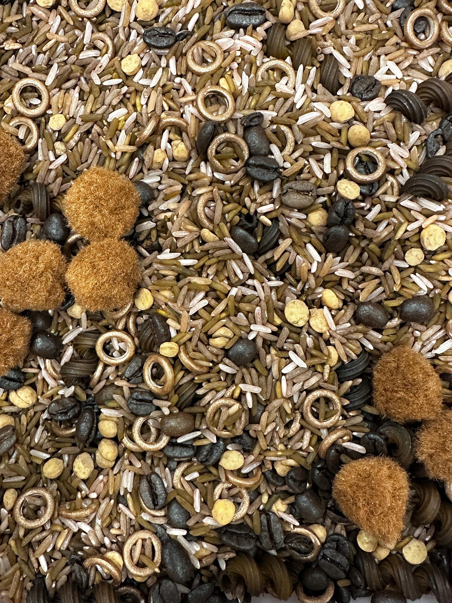 Cafe Sensory Bin Filler, Coffee Beans, Chickpeas, Rice Pasta - Etsy